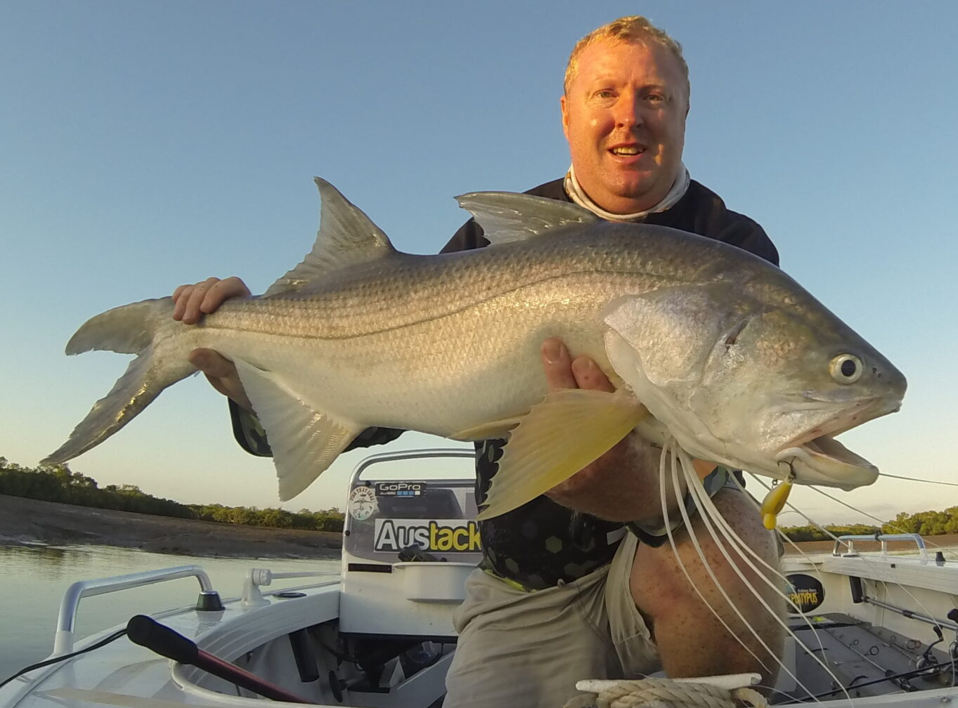 Fishing for King Threadfin Salmon in Hervey Bay